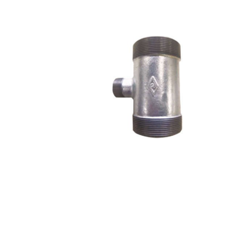 REDUCING TEE WITH MALE THREAD IRON FITTINGS BS STANDARD