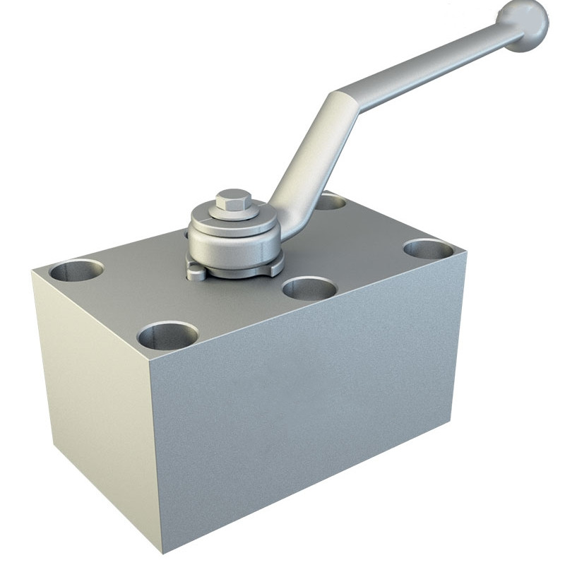 Manifold mounted ball valves