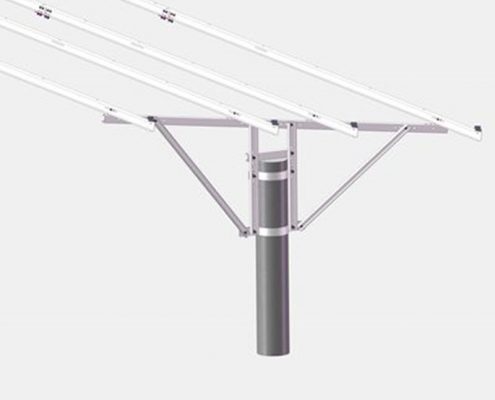 Single column support system