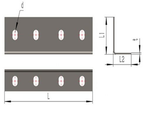 L-shaped Straight Connection