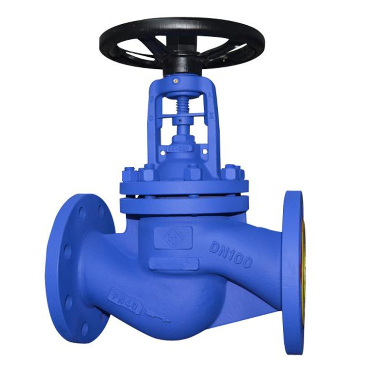 Y type bellow seal global valve